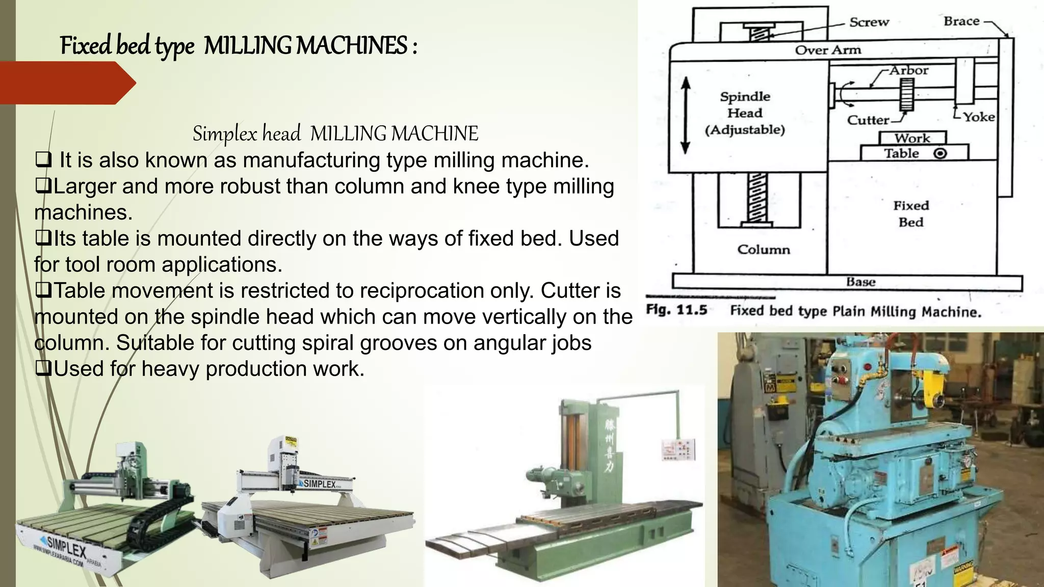 MILLING MACHINE PPT 2: PARTS AND CLASSIFICATION OF MILLING MACHINES | PPT