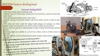 MILLING MACHINE PPT 5: INDEING AND INDEING METHODS BY POLAYYA CHINTADA ...