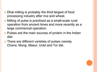 Milling process ( RICE & DAL ) | PPTX