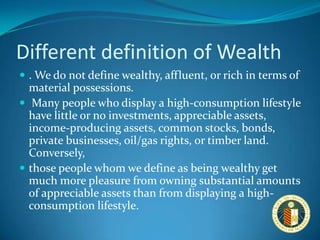 Millionaire next door | PPTX