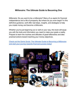 Millionaire_ The Ultimate Guide to Becoming One.pdf