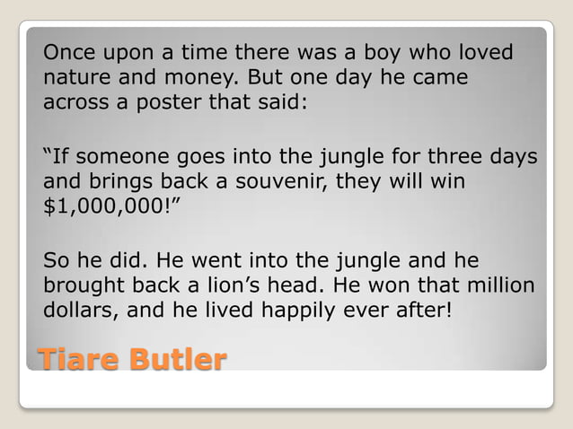 Million dollar prize! | PPTX