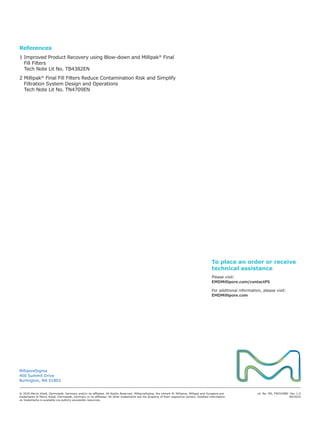 Redesigned Filter Capsule Improves Final Filtration Assembly Design and ...