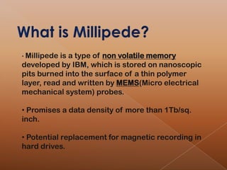 Millipede presentation | PPTX