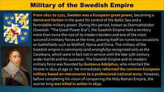 Millitary of the Swedish Empire | PDF
