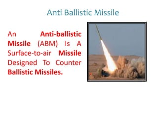 Millitary rockets and missiles | PPTX