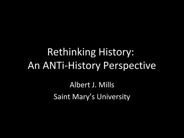 Rethinking History | PPT