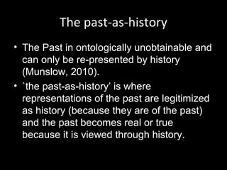 Rethinking History | PPT