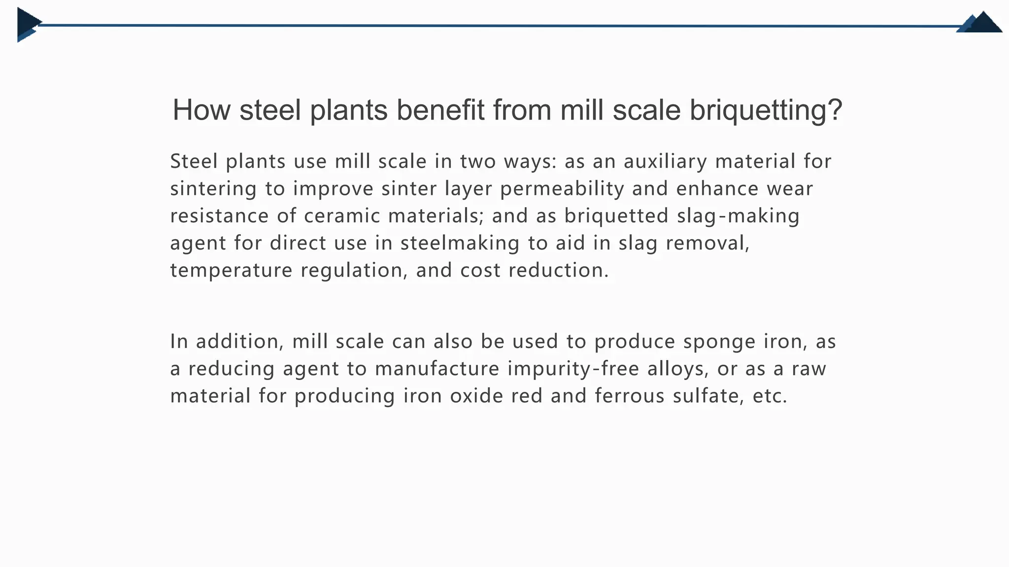 How to Turn Waste Mill Scale into Valuable Briquettes? | PPTX