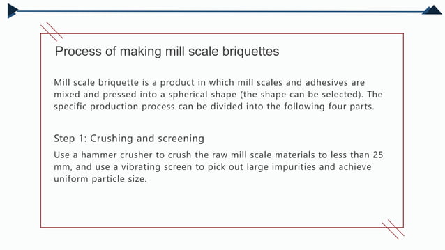 How to Turn Waste Mill Scale into Valuable Briquettes? | PPTX ...