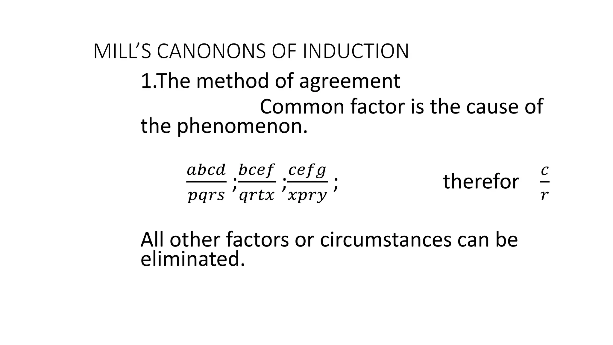MILL'S CANONS OF INDUCTION.pptx
