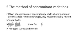 MILL'S CANONS OF INDUCTION.pptx