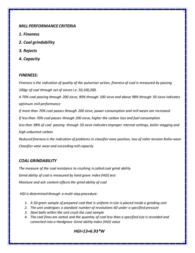 Mills power plant | PDF