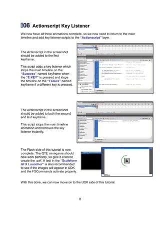 Scaleform Mini-Games Tutorial 2/3 | PDF | Computer Animation | Computer Software and Applications