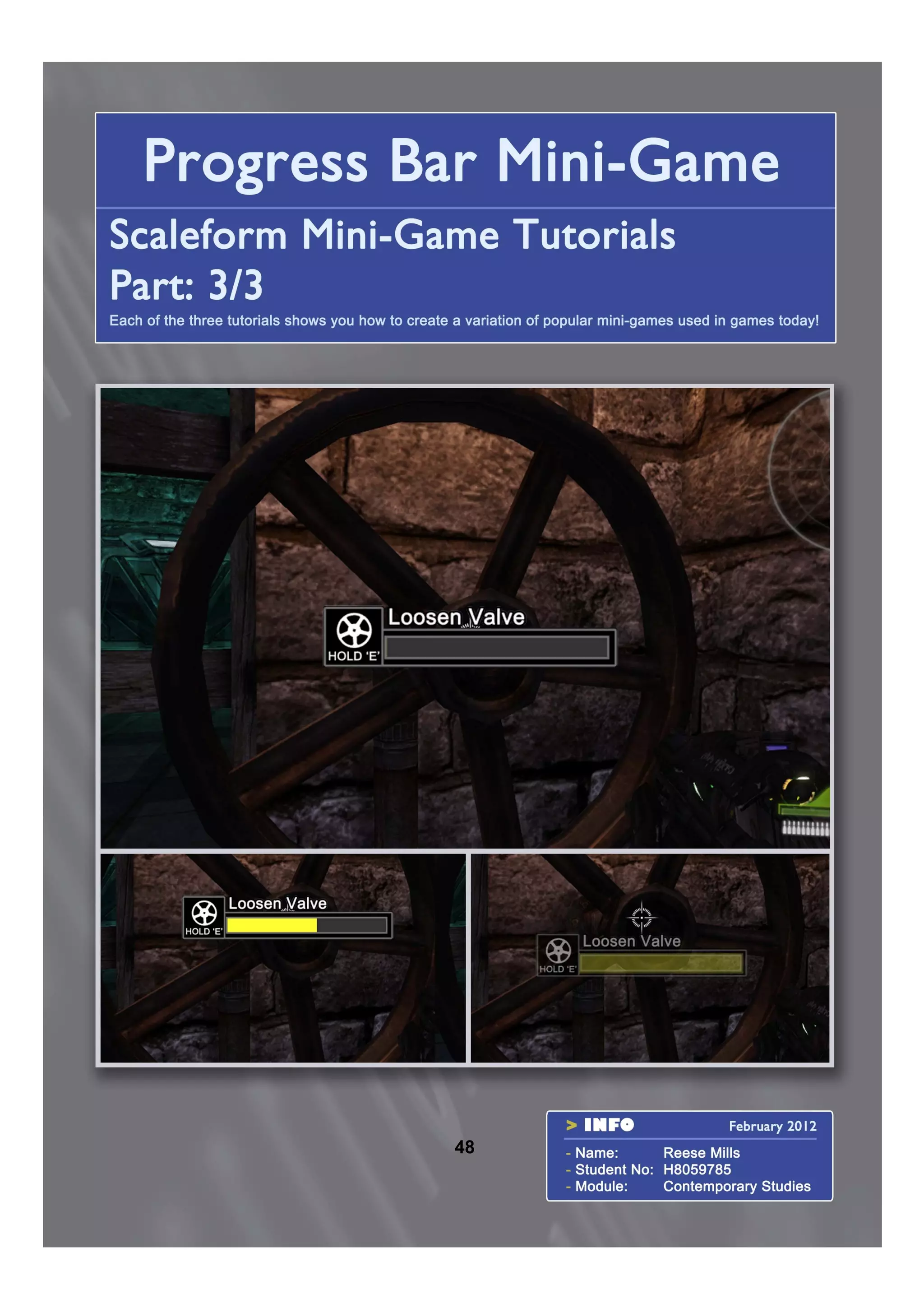Scaleform Mini-Games Tutorial 3/3 | PDF