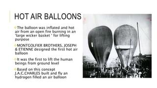 AIRPLANE HISTORY | PPTX