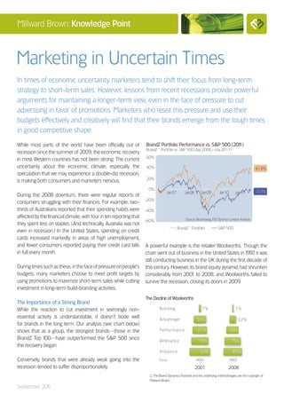 Marketing in uncertain times | PDF