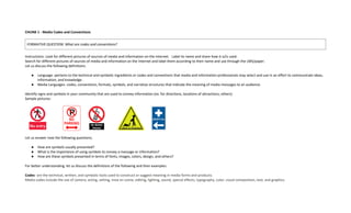 media and information literacy: Media and information languages | PDF