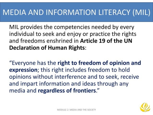 MIL module 2 | PDF | Education industry | Industries