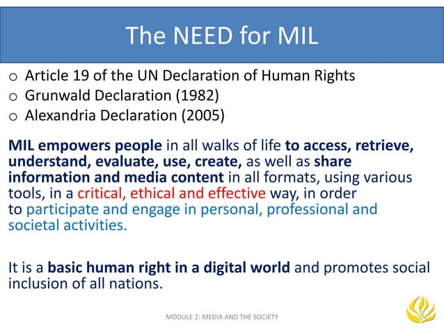 MIL module 2 | PDF | Education industry | Industries