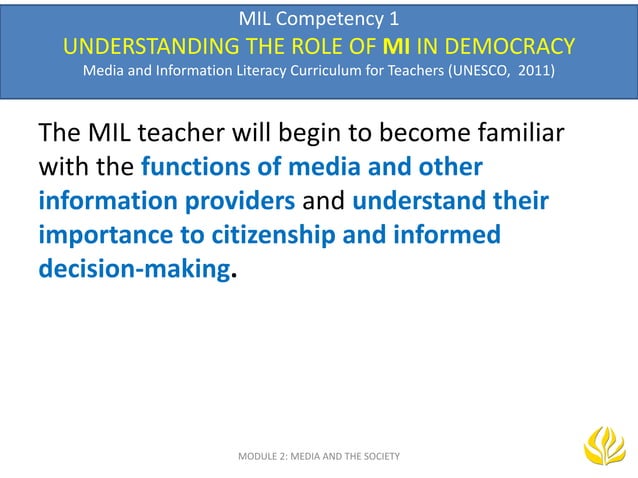 MIL module 2 | PDF | Education industry | Industries