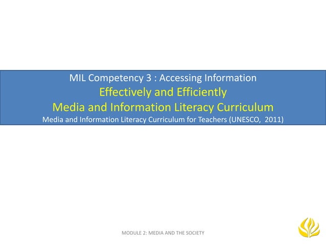 MIL module 2 | PDF | Education industry | Industries