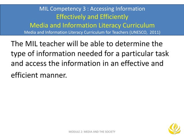 MIL module 2 | PDF | Education industry | Industries
