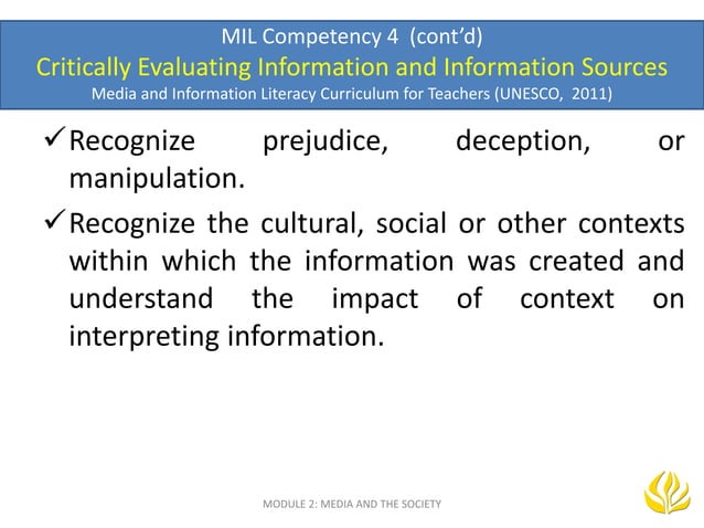 MIL module 2 | PDF | Education industry | Industries