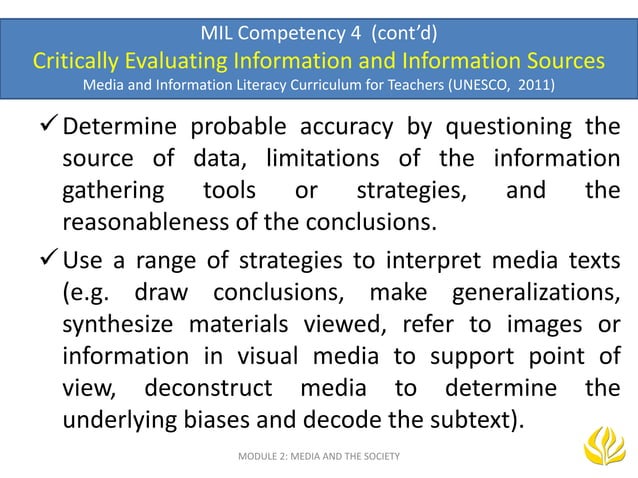 MIL module 2 | PDF | Education industry | Industries