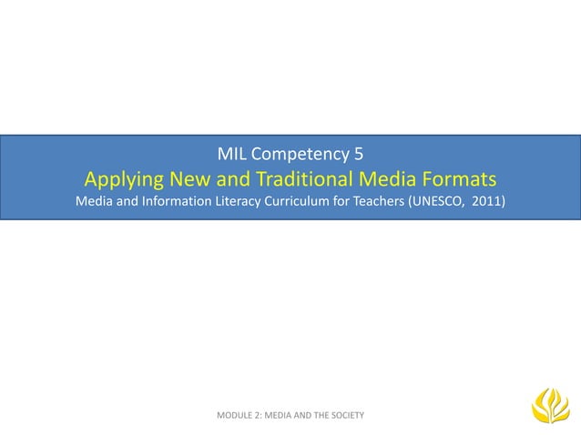MIL module 2 | PDF | Education industry | Industries