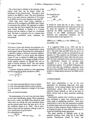 Milne et al-rock mass characterization | PDF
