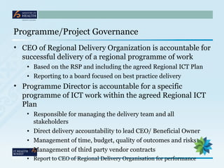 Delivering Improved Outcomes from ICT Investment in Health | PPT