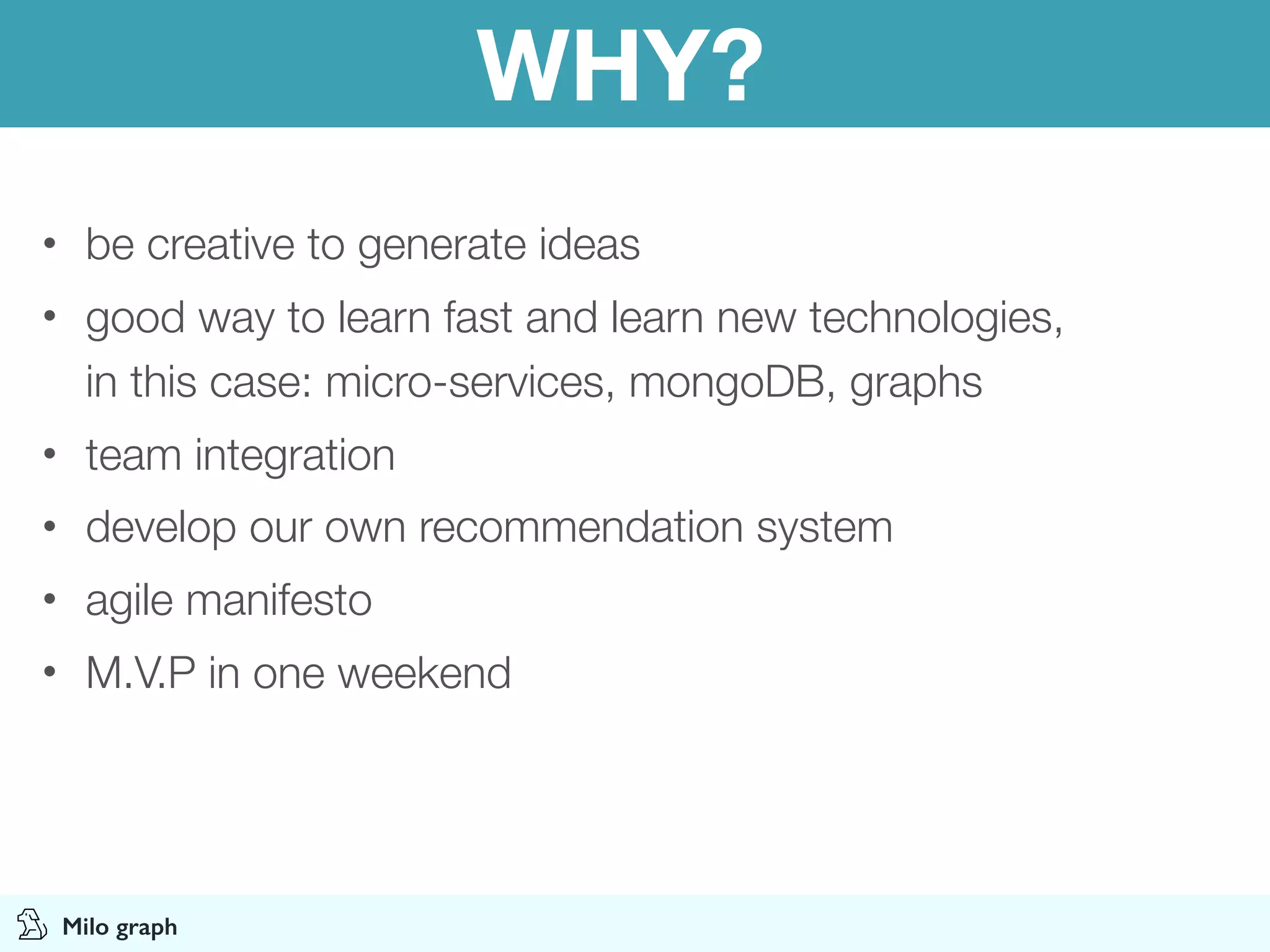 Milo Graph - HACKATHON | PPT