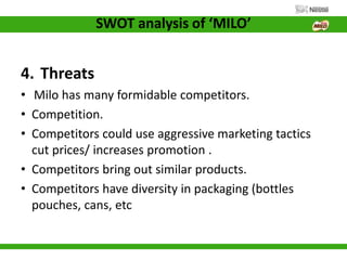 product launch and revival- milo | PPT