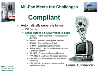 Mil Pac Solutions Overview | PPT