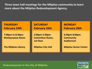 Milpitas Redevelopment | PDF