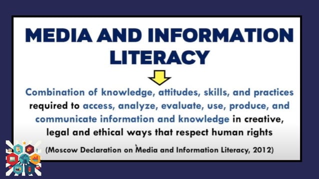 Media and Information Literacy Lesson 3. | PPTX | Technology & Computing