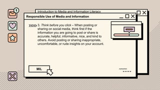 Introduction to Media and Information Literacy | PPTX