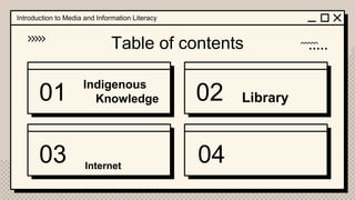 Media and Information Sources | PPTX