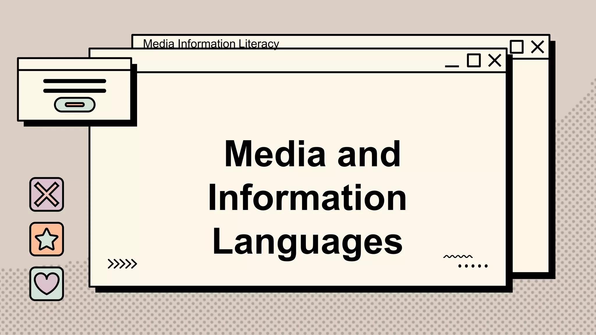 Media and Information Languages | PPTX