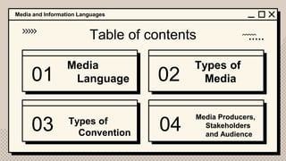 Media and Information Languages | PPTX