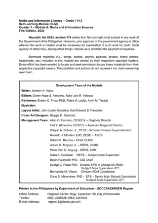 MIL_Q1_M6.pdf | Education industry | Industries