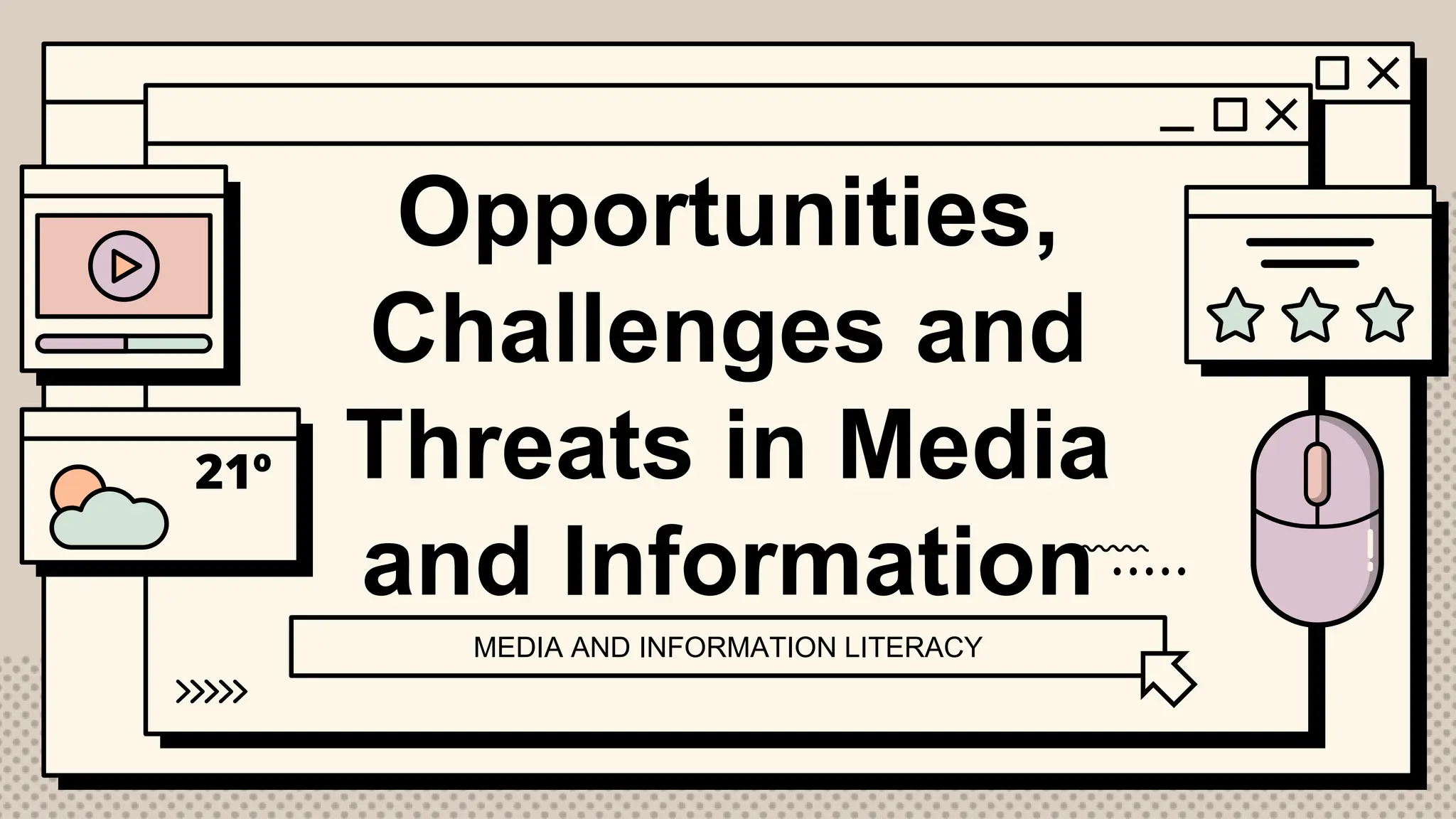 Opportunities, Challenges, and Threats in Media and Information | PPTX
