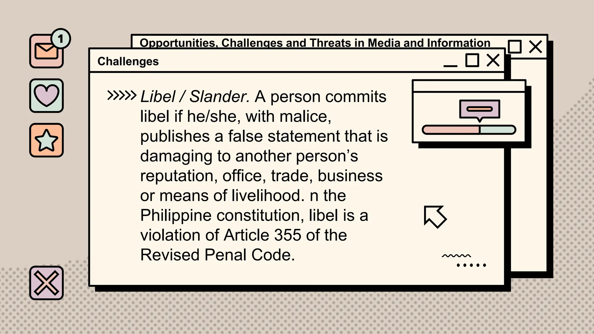 Opportunities, Challenges, and Threats in Media and Information | PPTX