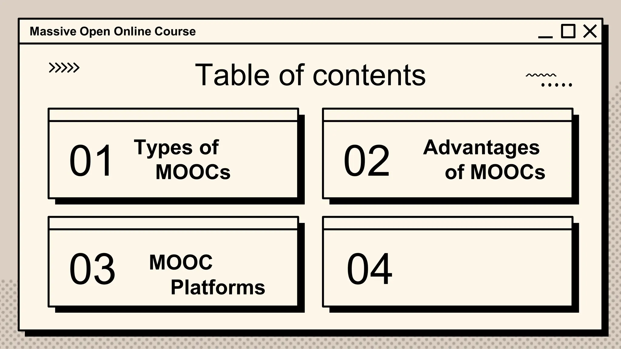 Types and Advantages of Massive Open Online Course | PPTX