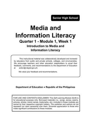 Mil q3 mod1_wk1_v5 | PDF