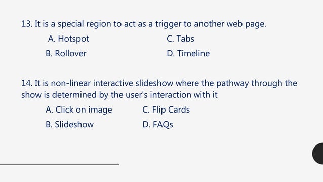 Media and Information Literacy Quiz Part 1 | PPTX