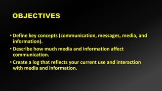 Introduction to Media and Information Literacy | PPTX