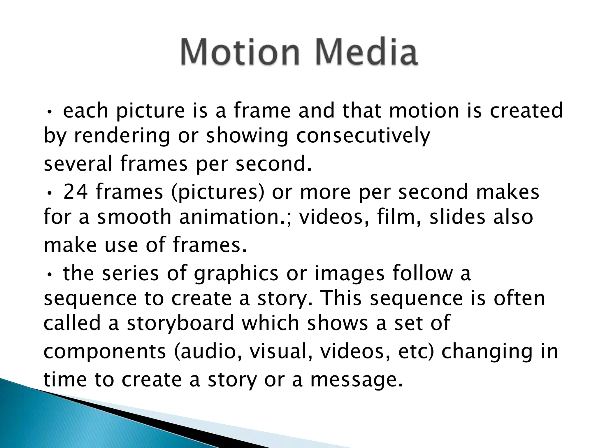 Motion Media Information | PPTX