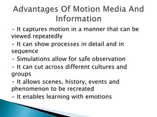 Motion Media Information | PPTX
